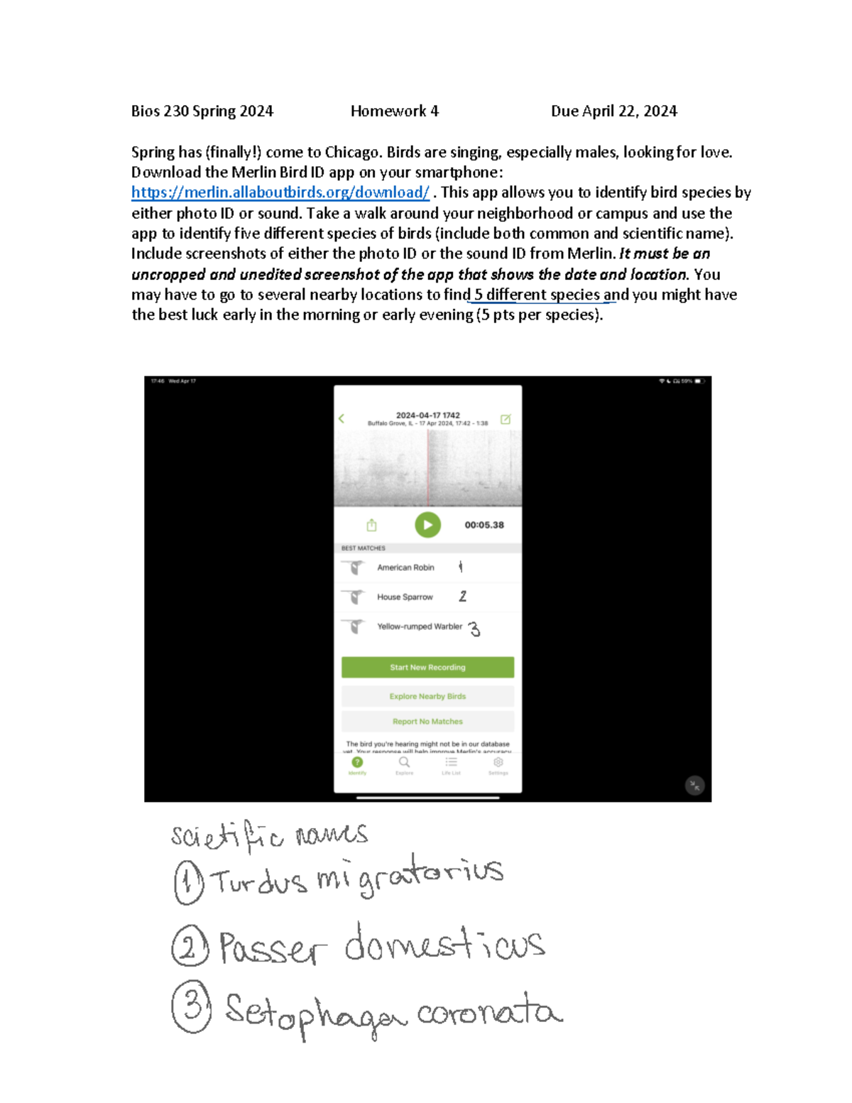 Homework 4 Spring 2024 - Reading - Bios 230 Spring 202 4 Homework 4 Due ...