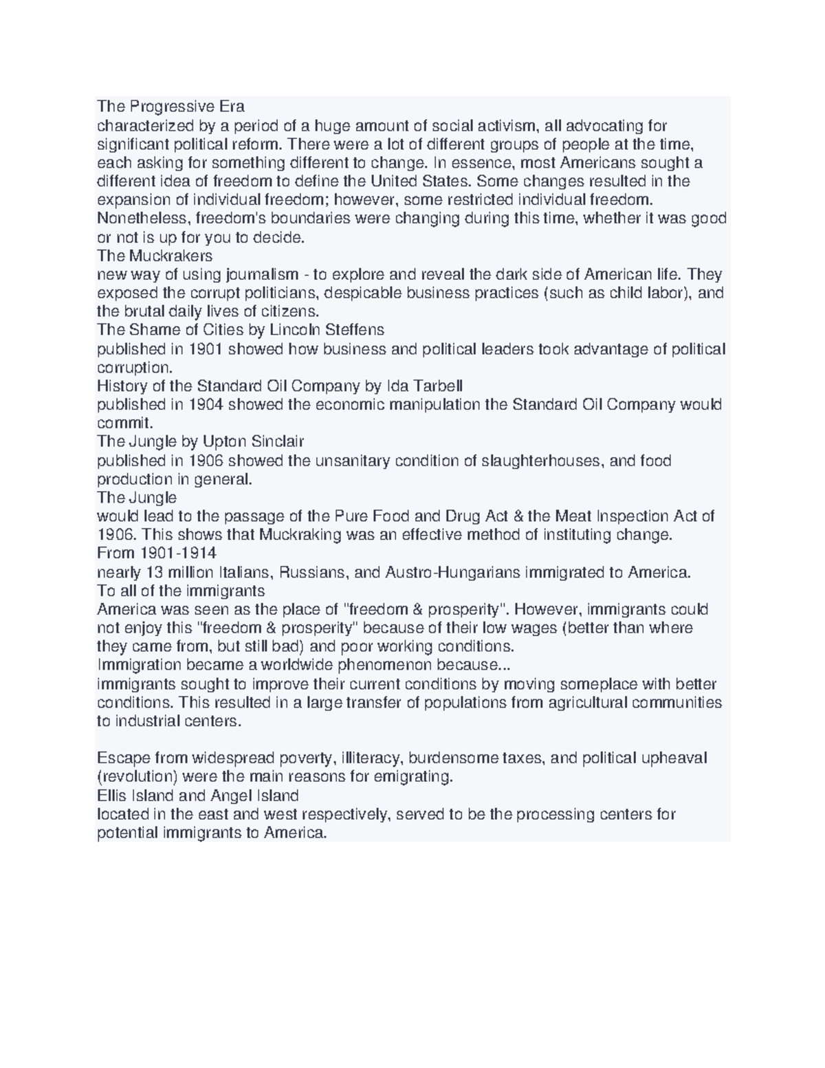 Doc 3 - Practice - The Progressive Era characterized by a period of a ...