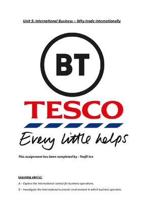 Tesco assignment - distinction - Tesco’s Recruitment and Selection ...