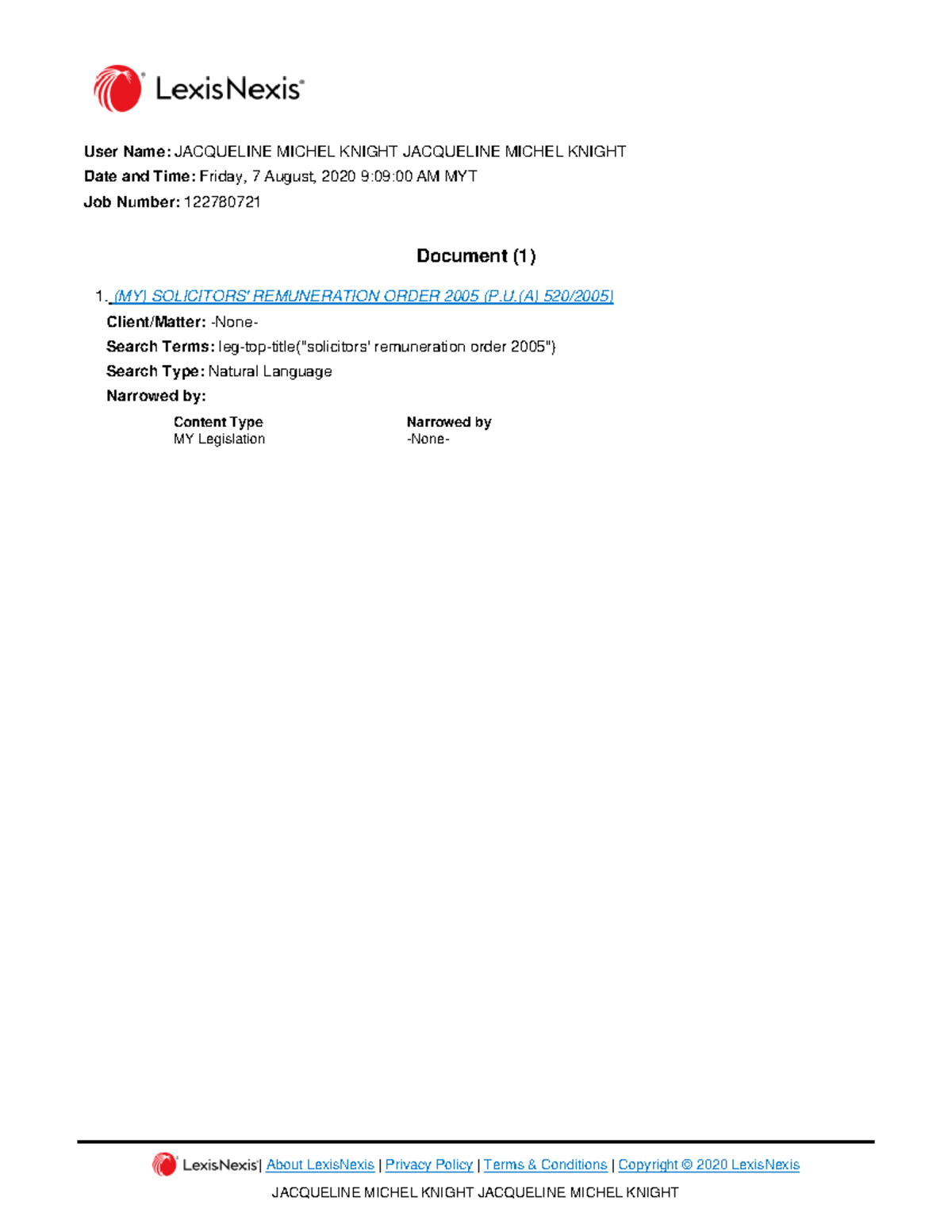 (MY) Solicitors' Remuneration Order 2005 (P.U.(A) 520 2 - | About ...