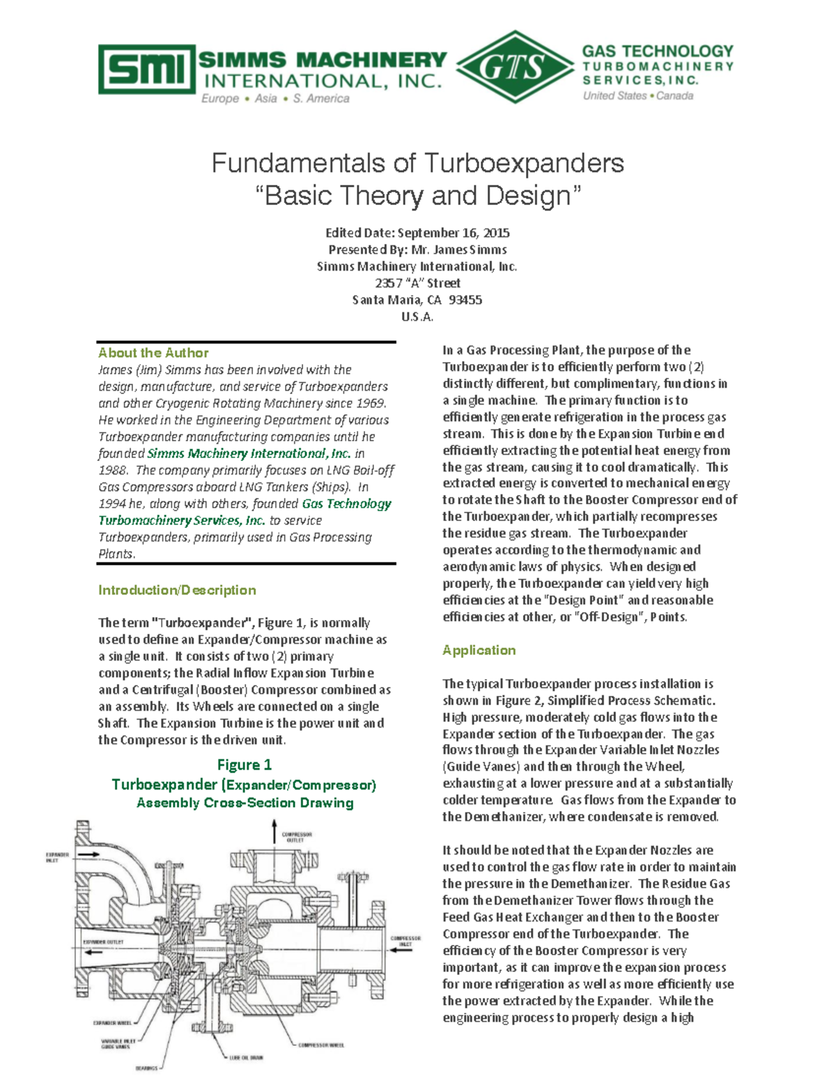 Fundamentals-of-Turboexpanders - Fundamentals of Turboexpanders “Basic ...