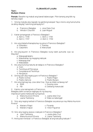 FIL9 Q1 M7 v2 - TIYO SIMON - 9 Modyul 7- Dula Panitikang Asyano Self-Learning Module Unang ...