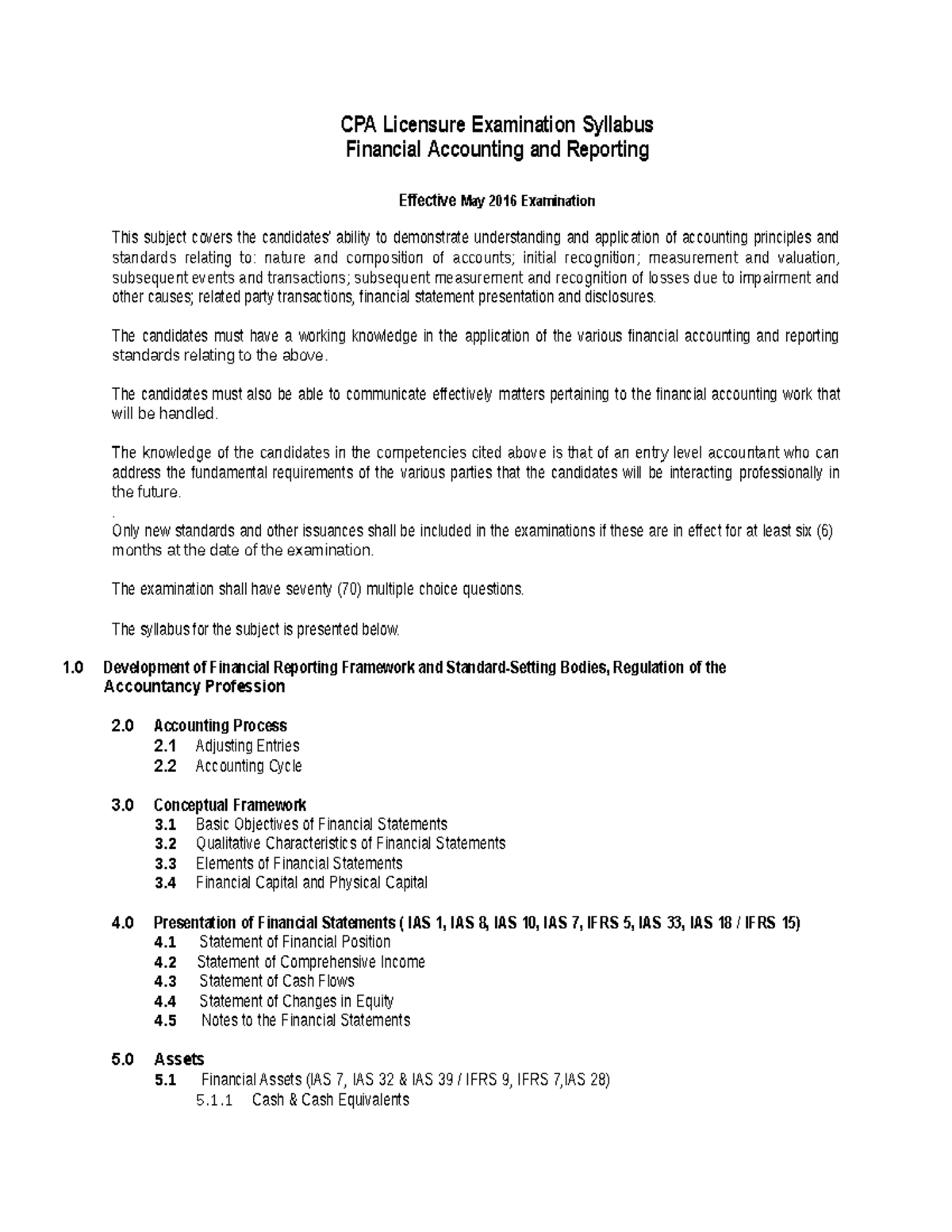 Financial-Accounting-and-Reporting Exam Syllabus - CPA Licensure ...