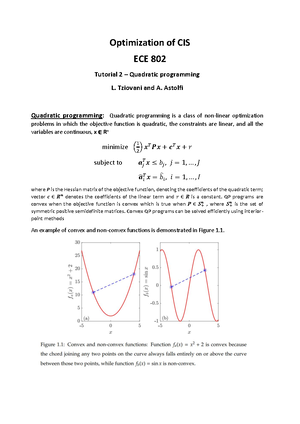 Optim - Astolfi - The Art of Optimization Alessandro Astolfi First ...