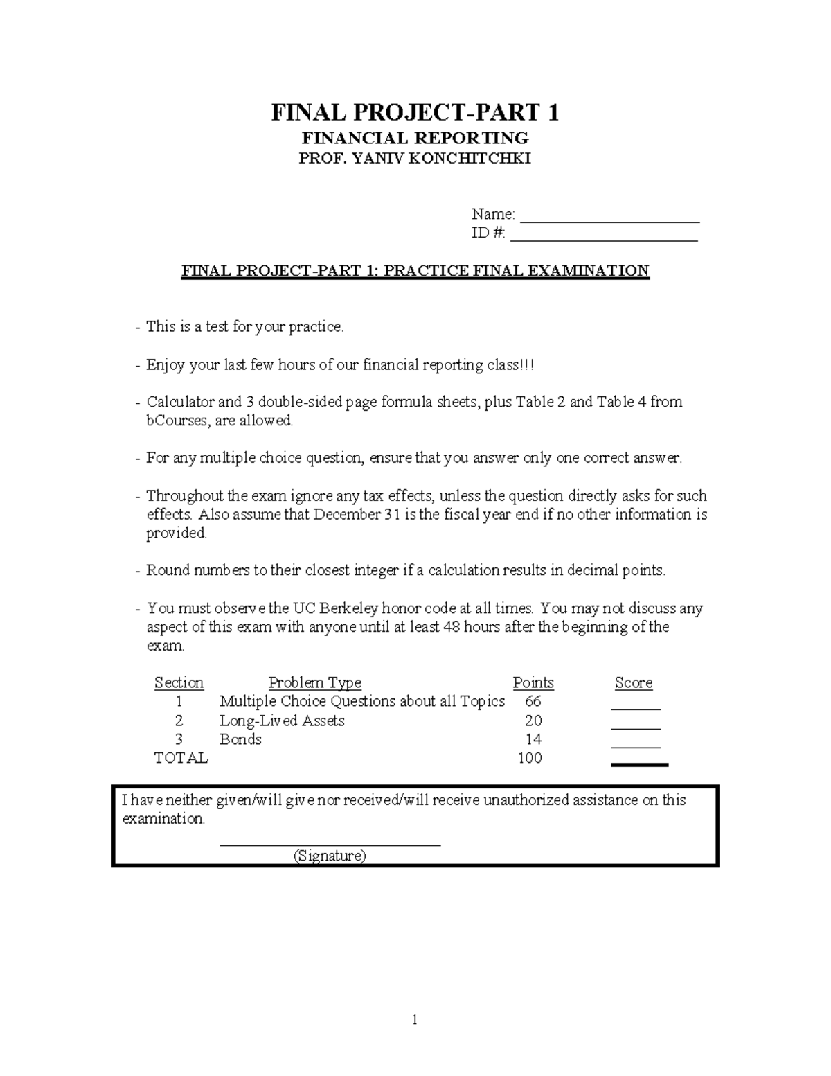 Final project - UGBA 102A - UCB - Studocu