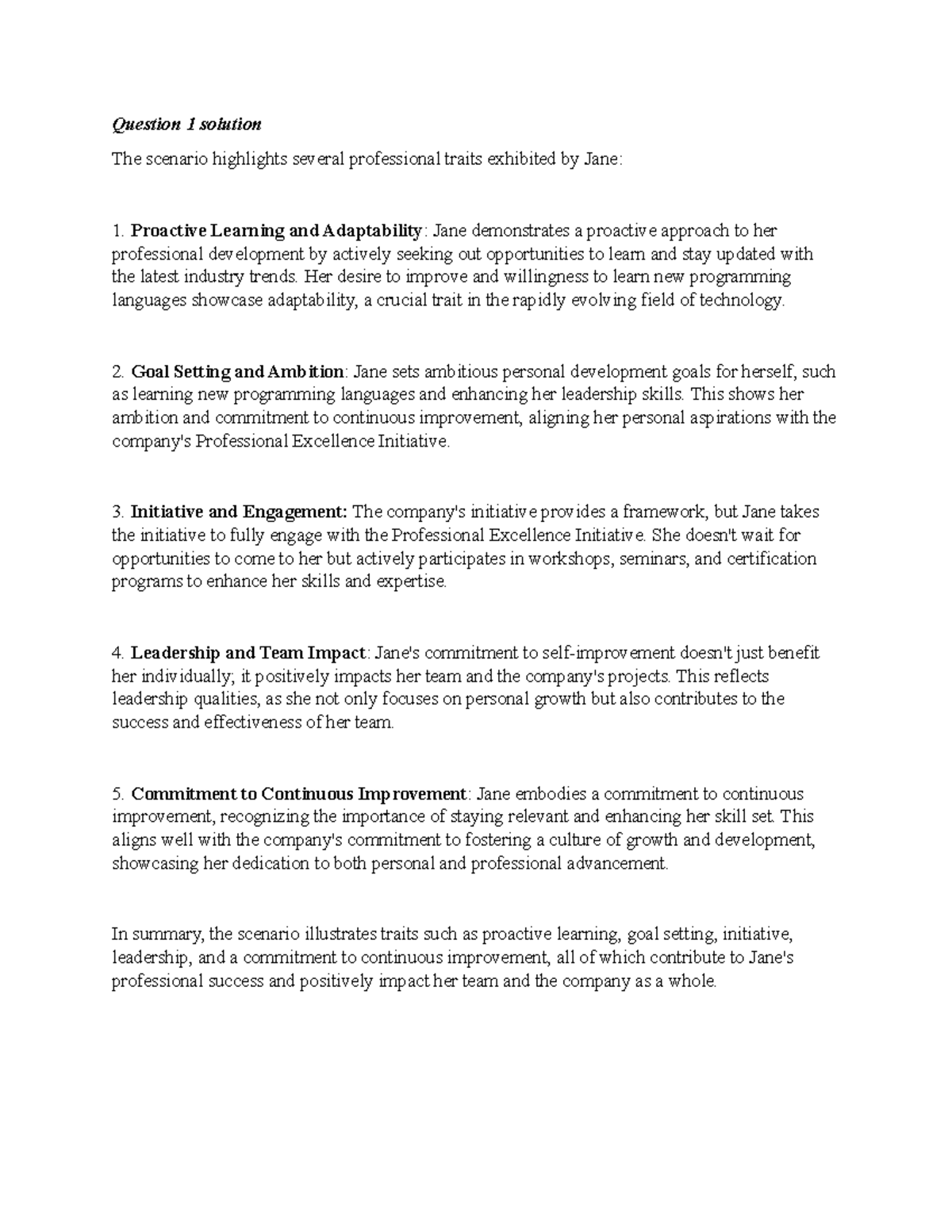 Cs 601 assignment sloution - Question 1 solution The scenario ...