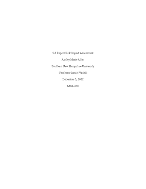 MBA 620 Module 8 Executive Summary - Executive Summary TransGlobal ...