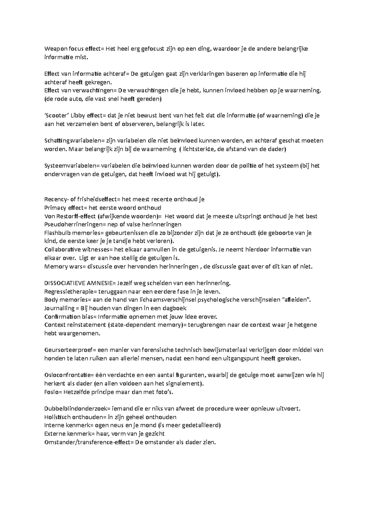 Weapon focus effect - Weapon focus Het heel erg gefocust zijn op een ...