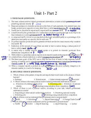 Final - tacn 3 - GAP-FILLING: Unit 4: In the documentary collection, if the importer DISHONOR ...