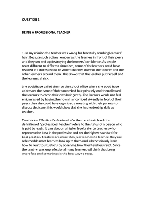 BPT1501 Assignment 6 - I (full names and surname): Jade Adelaide Lewis ...