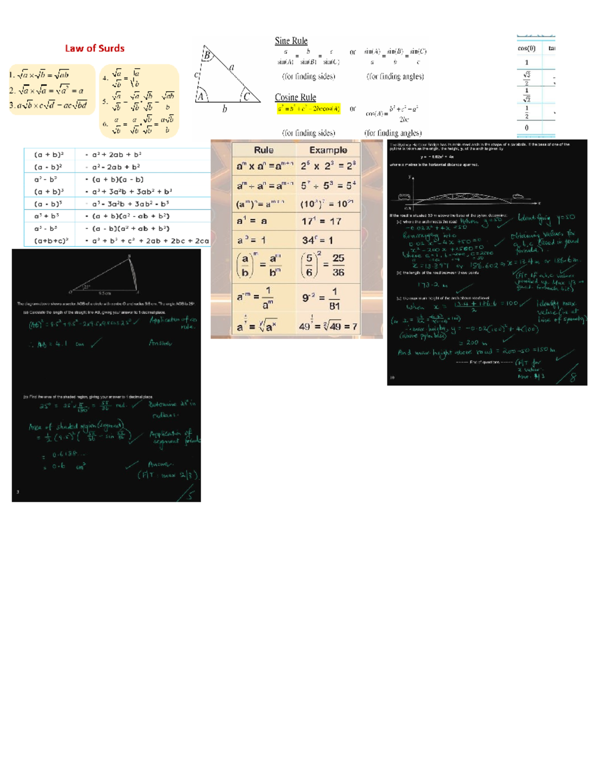 Math note 1 - i need to upload this to get my notes - Studocu