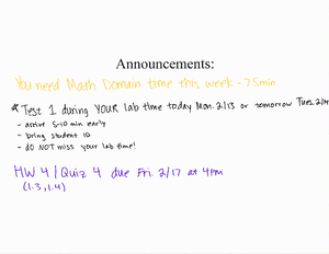 Circuit Training - Functions (algebra) 2 - Show work! Circle your ...
