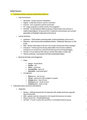 UNIT 6 Micros - BIO 2100 - Studocu