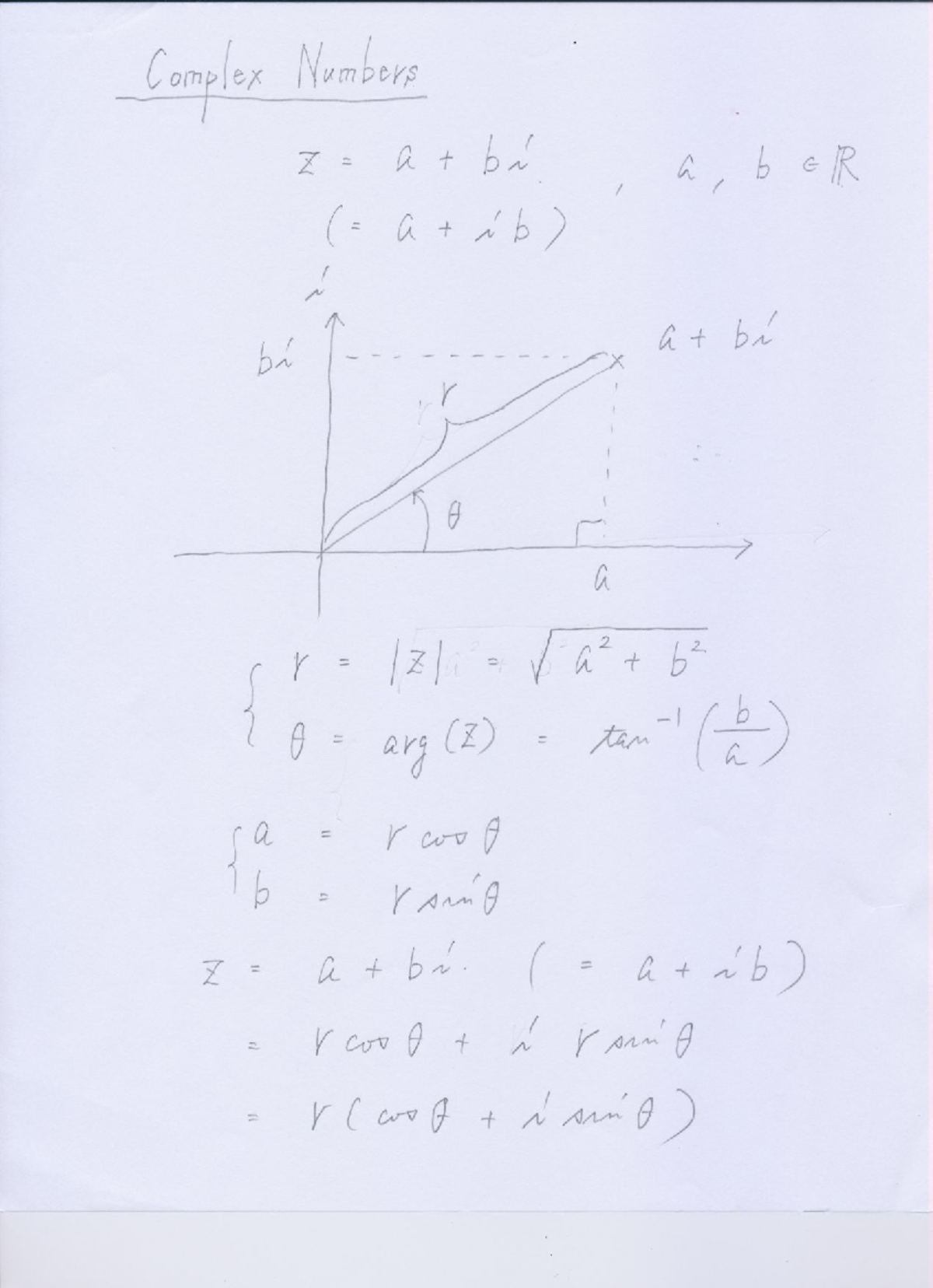 Complex Numbers - MA 16600 - Studocu