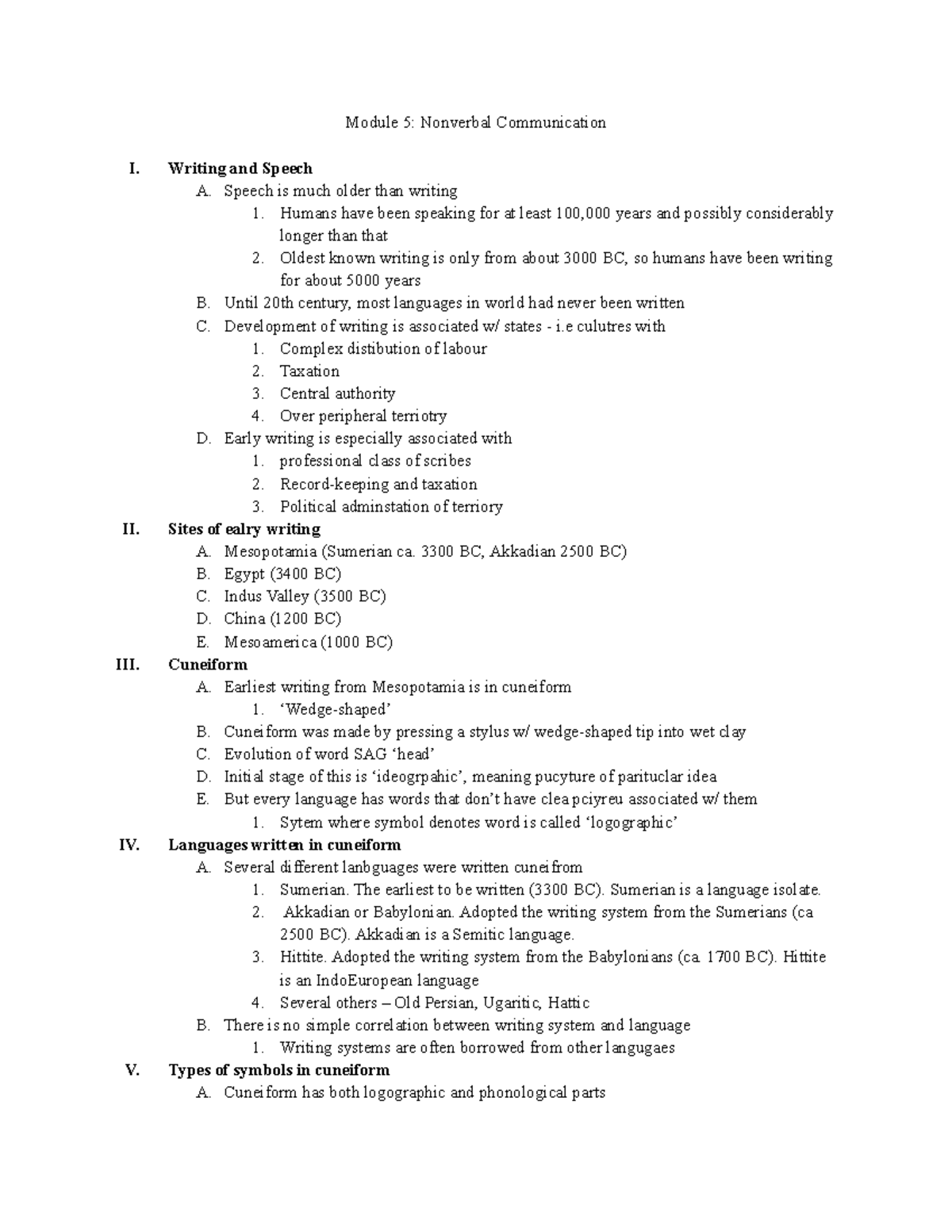 Module 5 Nonverbal Communication - Module 5: Nonverbal Communication I ...