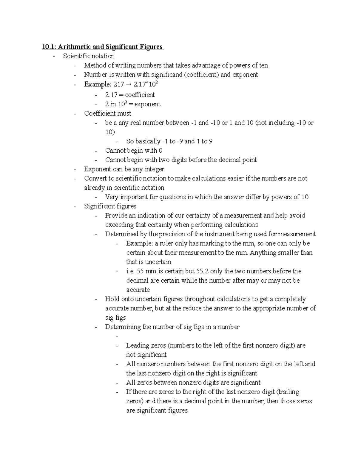 Chapter 10 Lecture notes for Mathematics - Civil Engineering - PUP ...