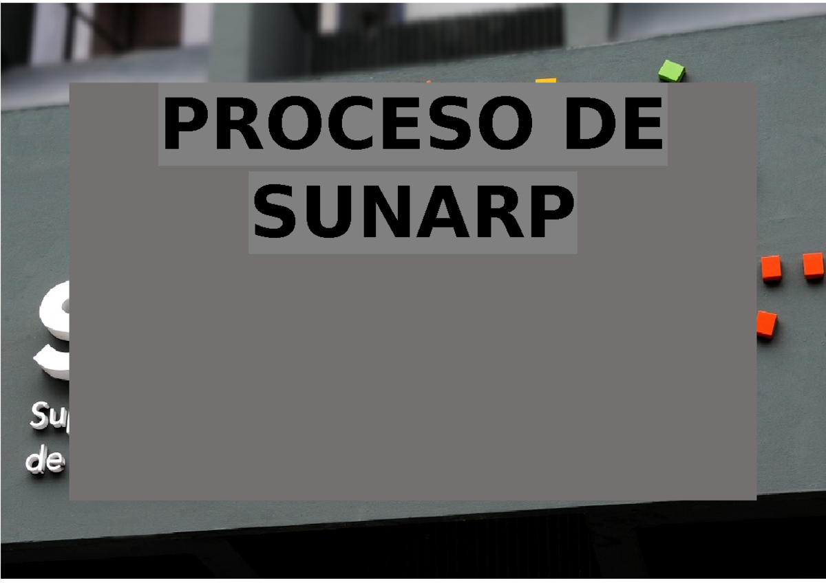Infografia DE Derecho - TAREA - PROCESO DE SUNARP 6- INSCRIPCIÓN AL RUC ...