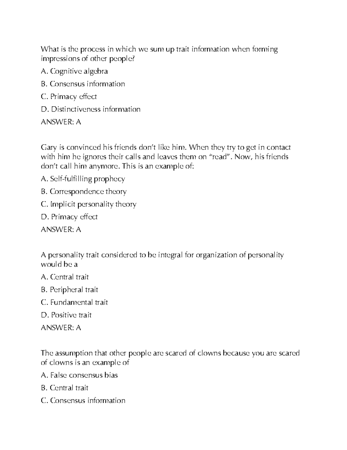 Week 1 MCQ - Exam questions - What is the process in which we sum up ...