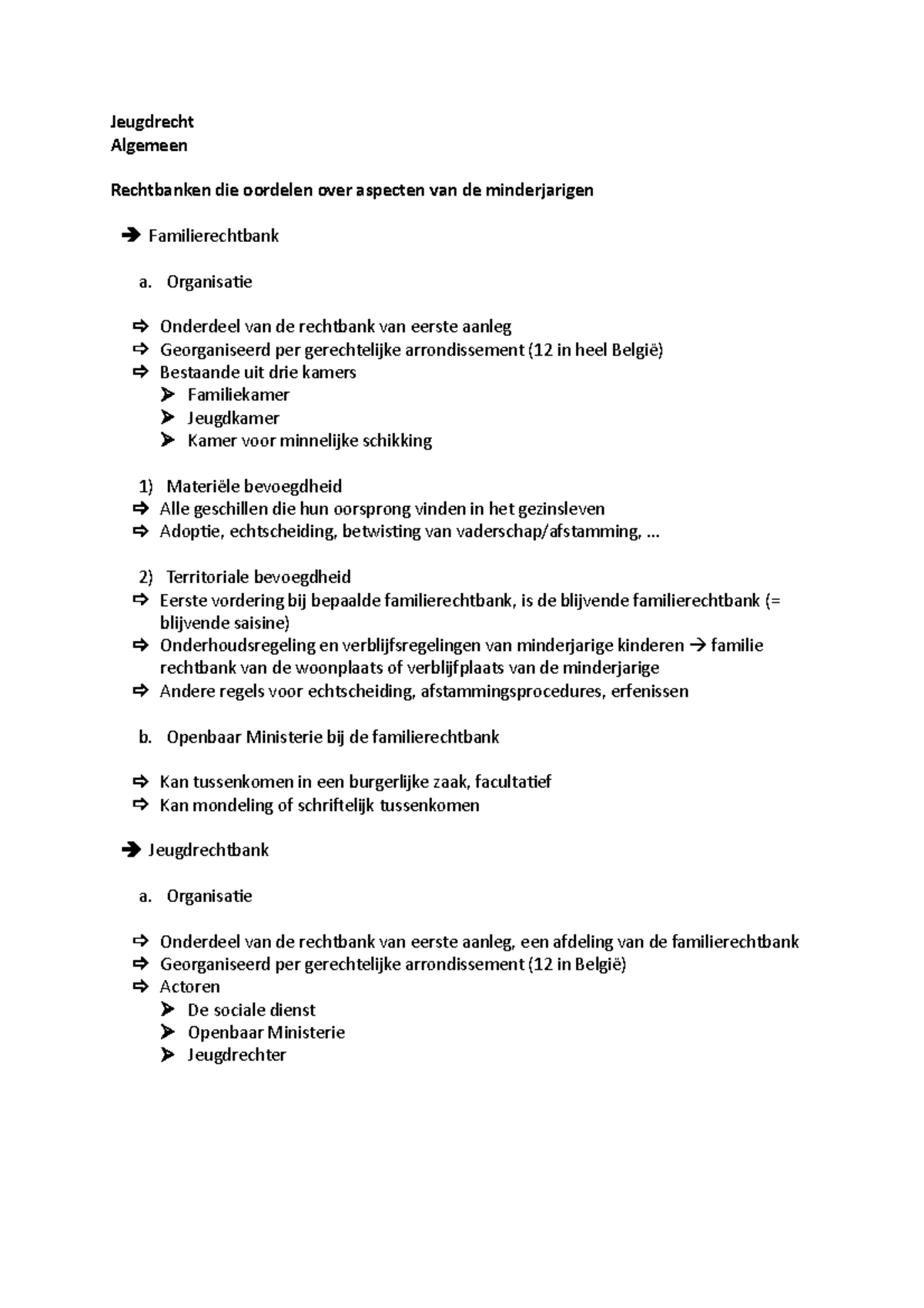 Jeugdrecht - Jeugdrecht Algemeen Rechtbanken die oordelen over aspecten ...