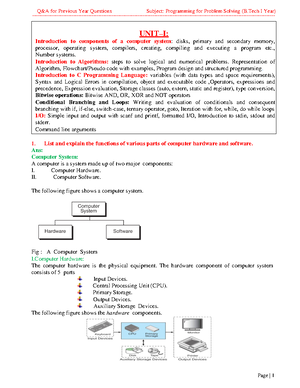 Structures - STRUCTURES The structure is a user defined data type. It ...