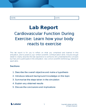 Lab Report Renal Physiology Find the mode of action of a diuretic drug ...