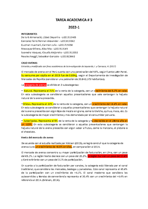 CM29 Trabajo Final y Rúbrica 2022-2 - CANALES DE DISTRIBUCIÓN - (CM29 ...