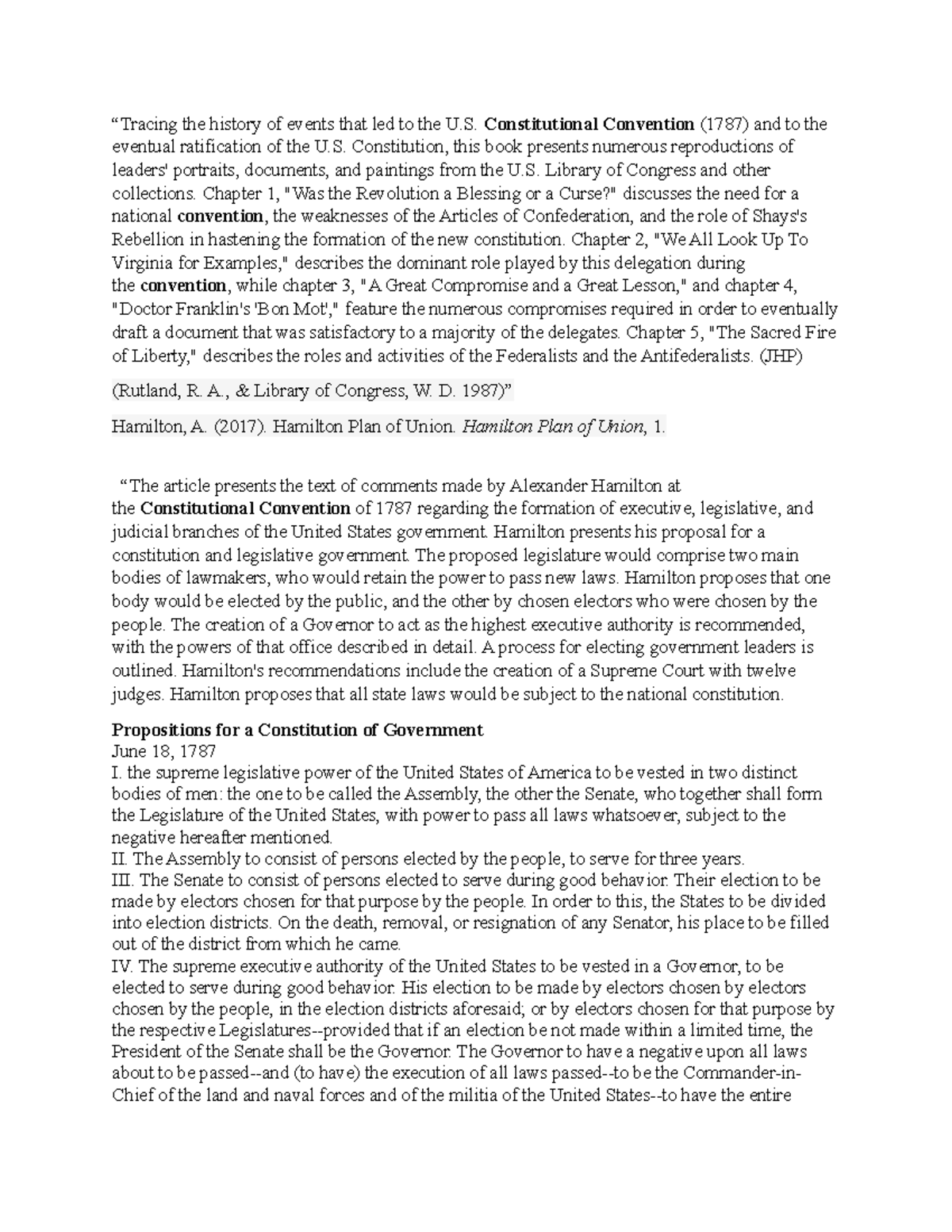 Primary sources 500 - “Tracing the history of events that led to the U ...