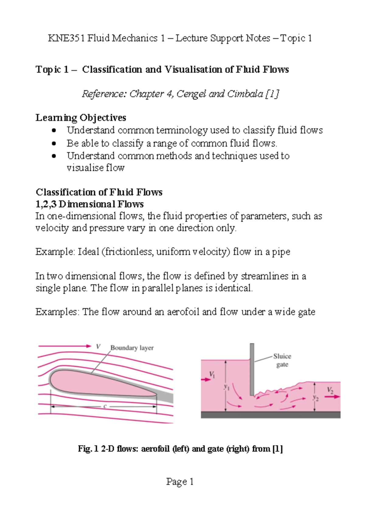 Module 1 Lecture Support Notes - Page 1 Topic 1 – Classification and ...