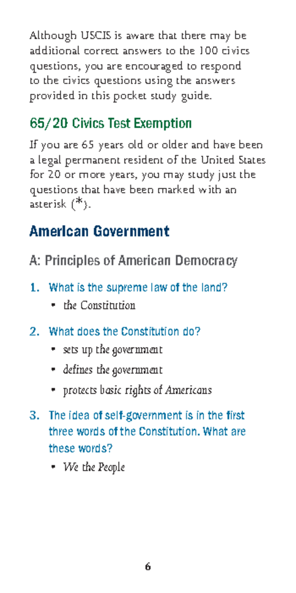 Preparing for the Naturalization Test - Although USCIS is aware that ...
