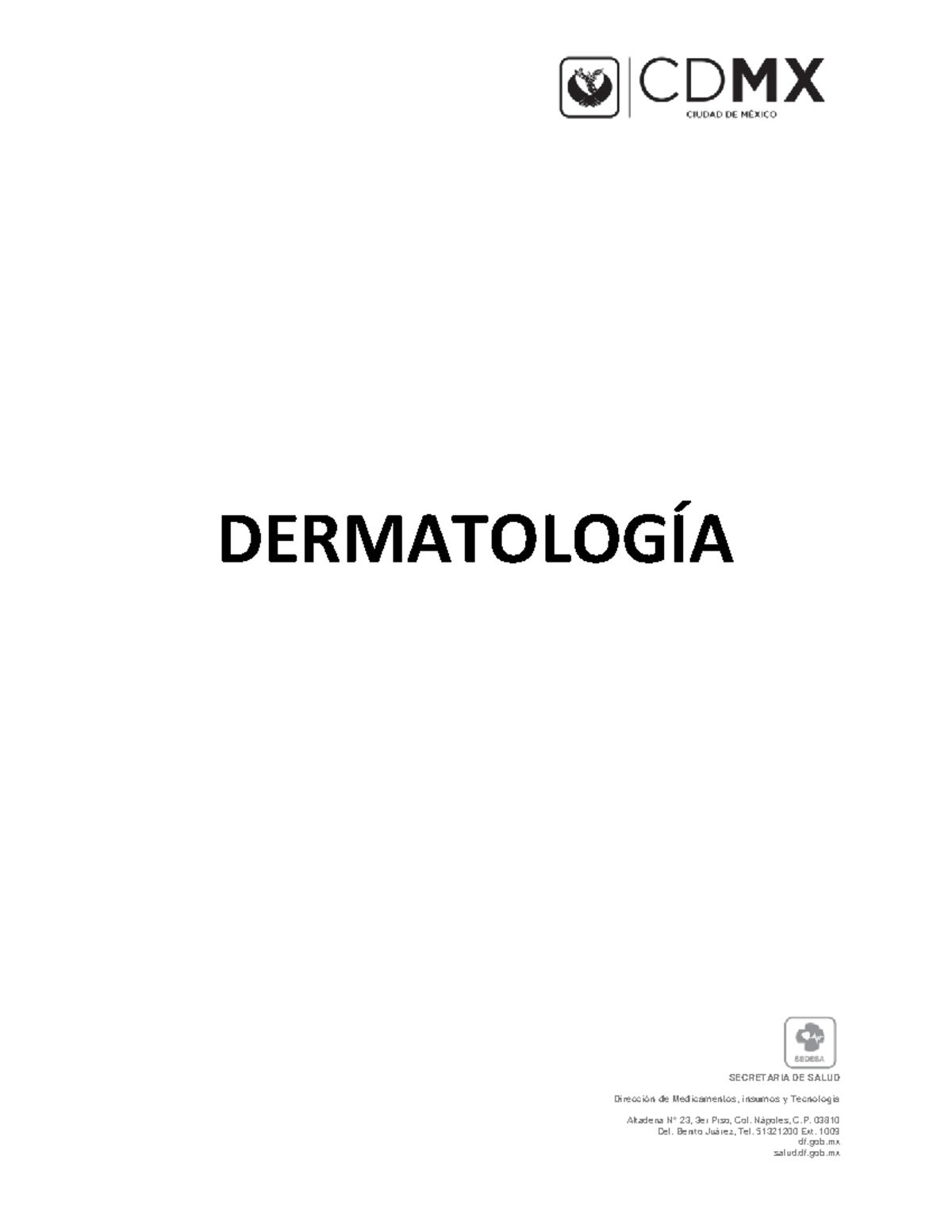 Dermatologia ED 2016 - medicamentos dermatologicos - SECRETARIA DE ...