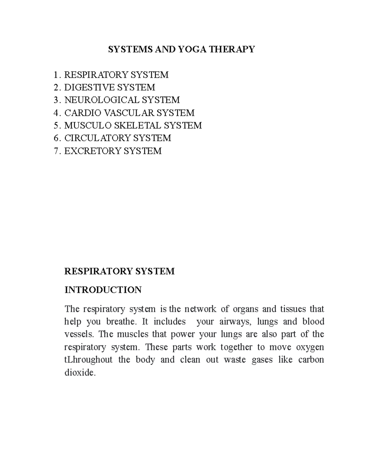 Joshi sir yoga therapy - Hatha yoga - SYSTEMS AND YOGA THERAPY 1 ...