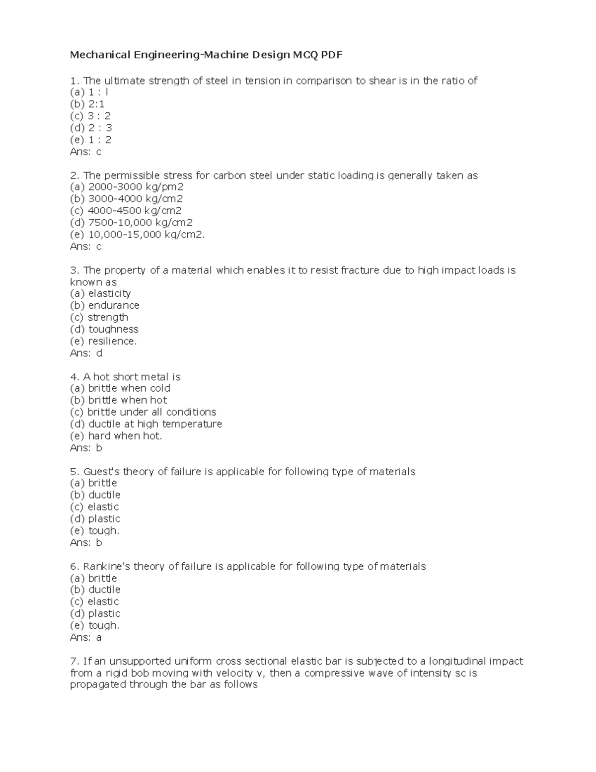 building arduino robots and devices - Mechanical Engineering-Machine Design MCQ PDF The ultimate ...