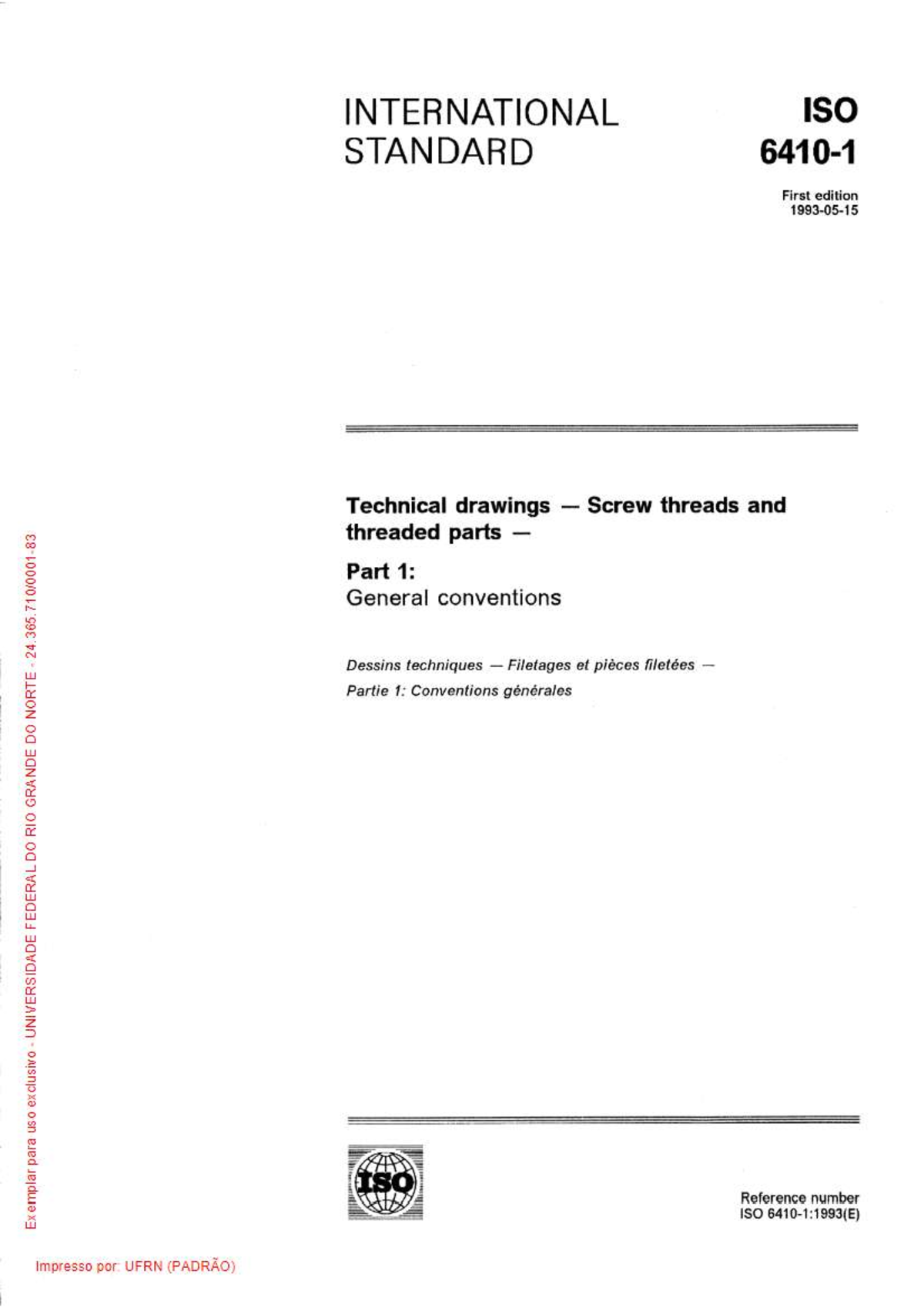 ISO 6410-1 - Iso - Transmissão de Calor - Studocu