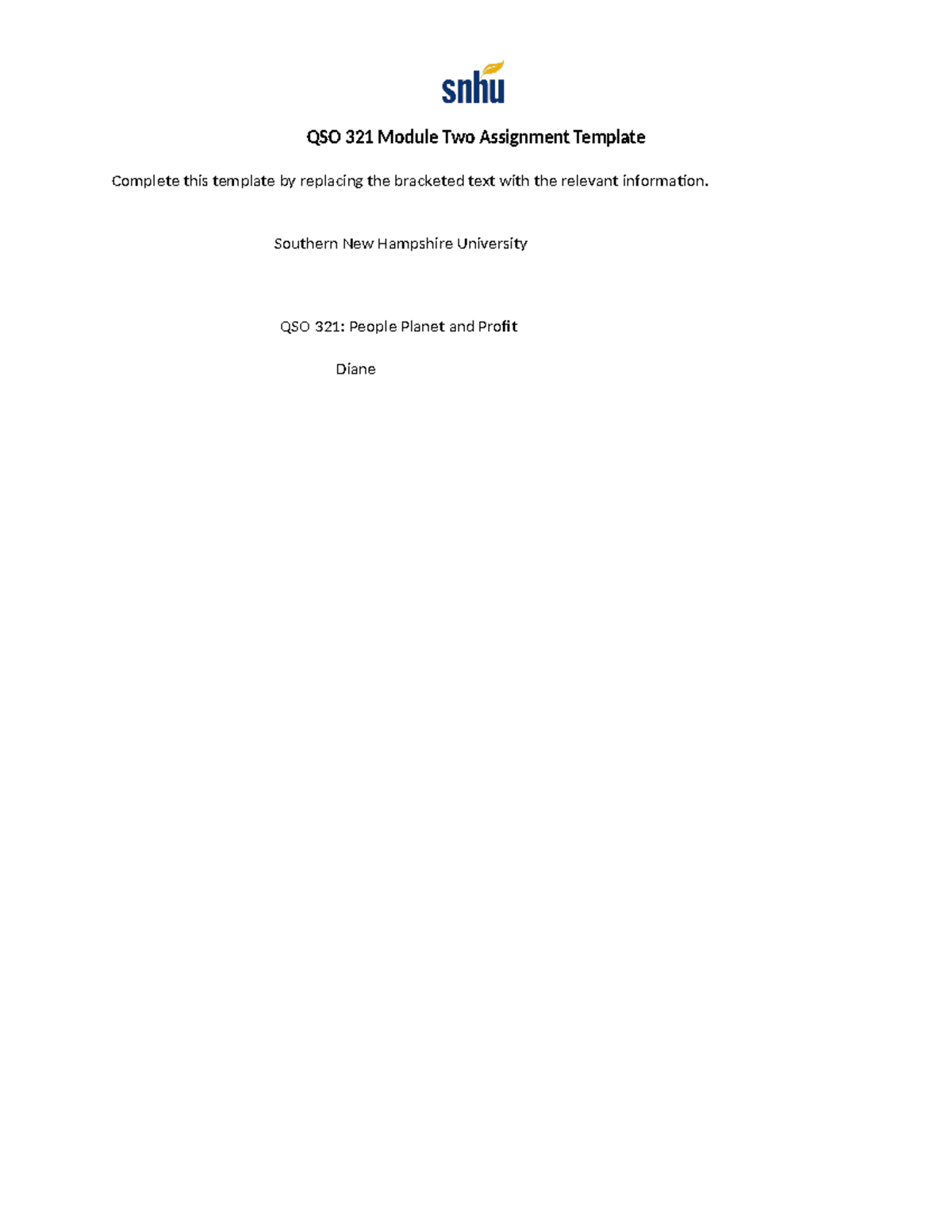 QSO 321 MODULE TWO Maintain Suppliers - QSO 321 Module Two Assignment ...