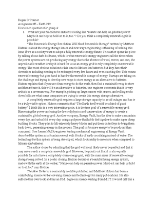 Lecture 4 Week 3 Earth 219 - Climate Change ll 9/ Temperature or precip ...