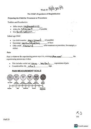 Nur166 Week 4 HW - NUR 166 - Studocu