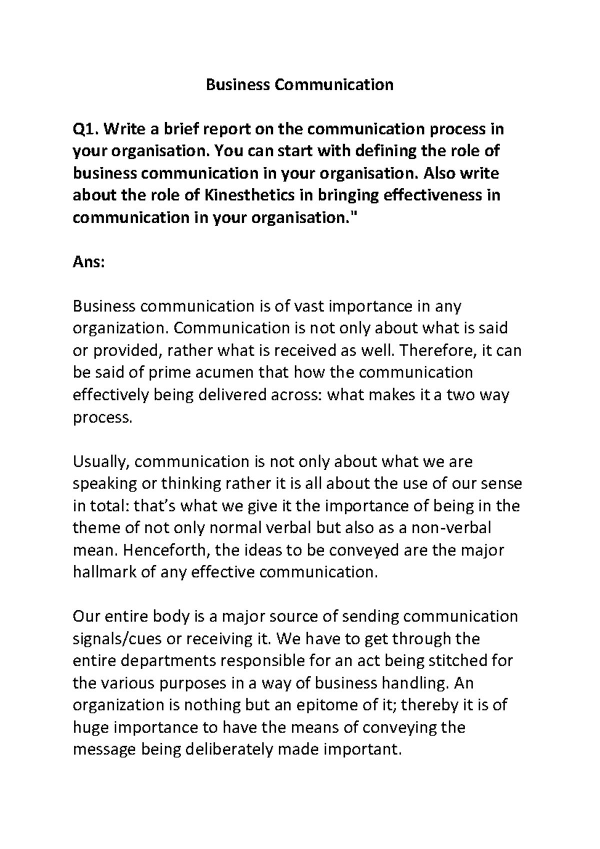 Epg39-070 Business Communication 2020 Saurabh Sarkar - Business ...