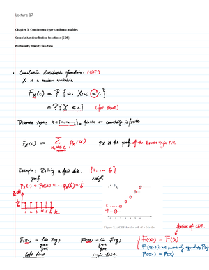 Lecture 21b - ECE 313 - Poisson process The Erlang distribution Linear scaling of pdfs Gaussian ...