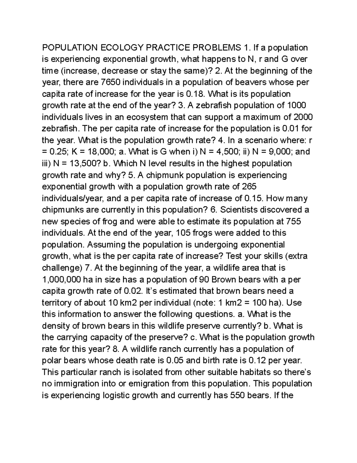 Untitled document - 2023-04-13T140150 - POPULATION ECOLOGY PRACTICE ...