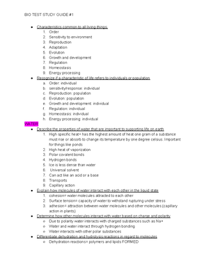 Biology unit 2 study guide - Bio DNA cell replication and division ...