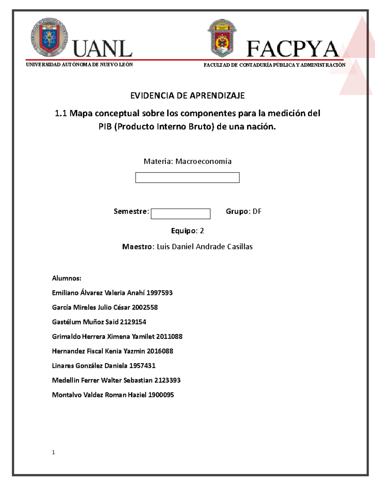 EV1.1 Equipo 2 MACR - ev 1 macro - EVIDENCIA DE APRENDIZAJE 1 Mapa conceptual sobre los ...