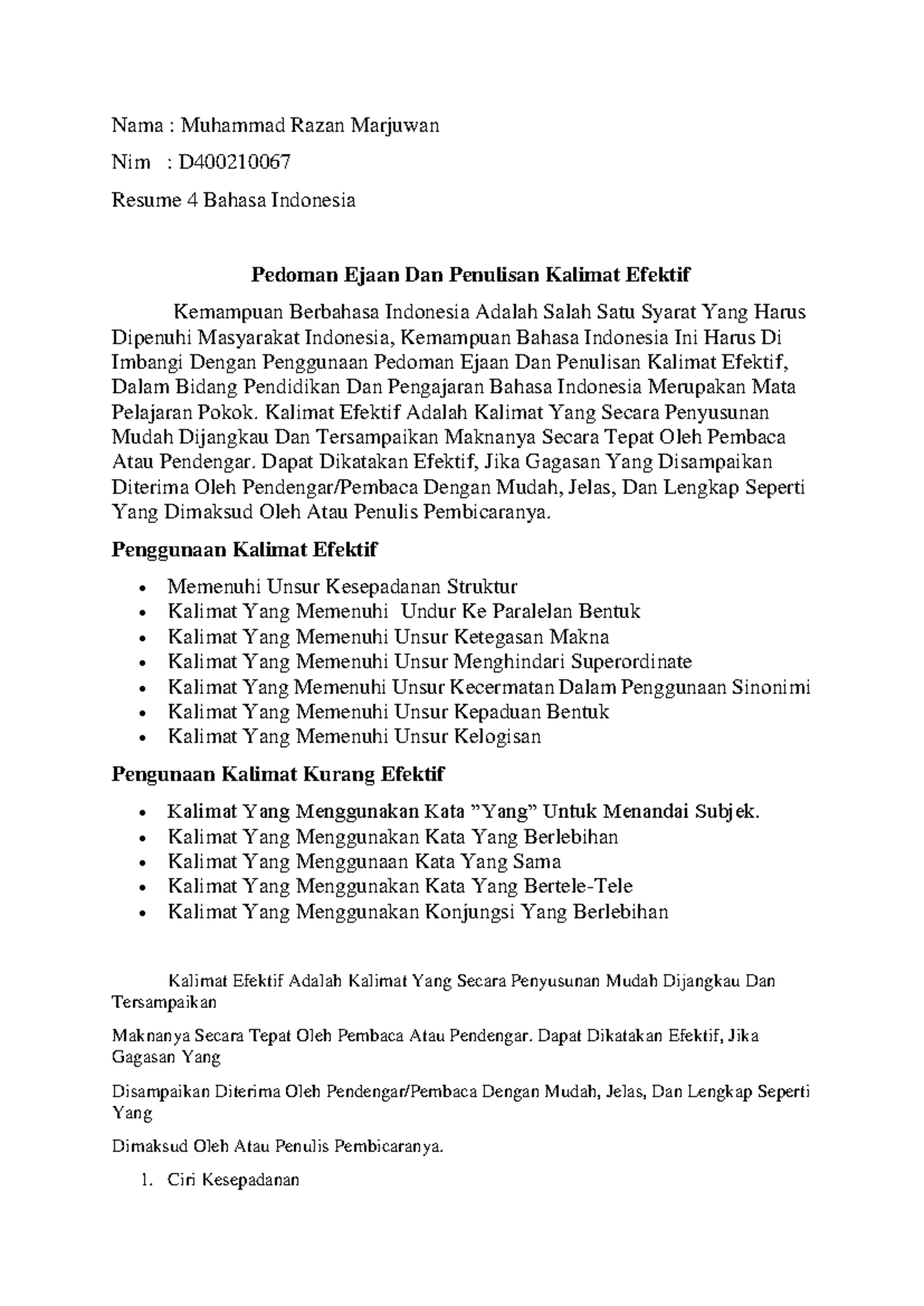 Muhammad Raza Marjuwan D400210067 Resume 4 bindo - Nama : Muhammad Razan Marjuwan Nim : D Resume ...