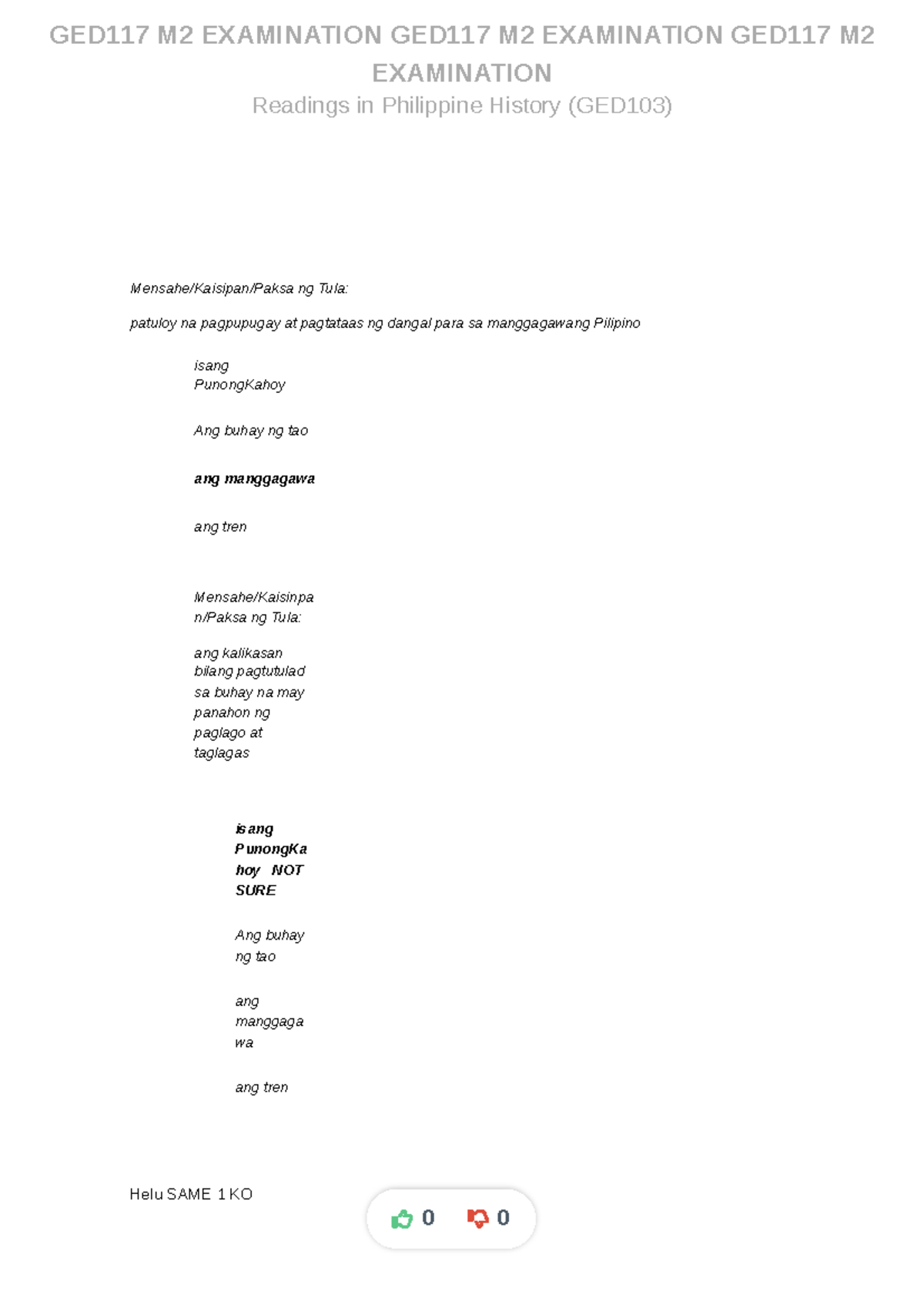 Ged117-m2-examination-ged117-m2-examination-ged117-m2-examination compress - GED117 M2 ...