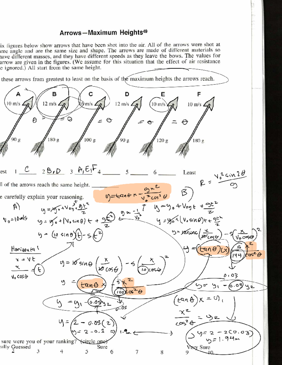 Arrow Fly Time - year 12 - Studocu