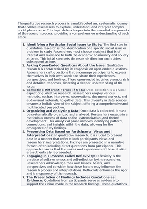 Five - Data Collection Methods in Qualitative Research - Qualitative ...