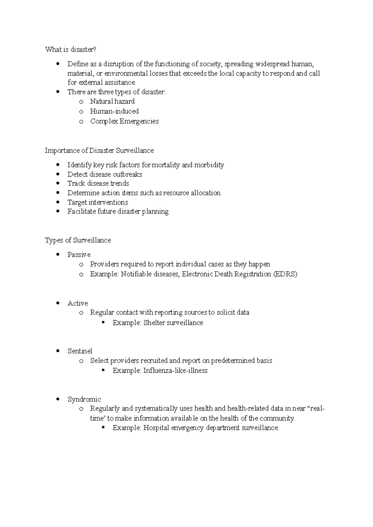 What Is Meaning Of Disaster In Environment Epidemiology What Is