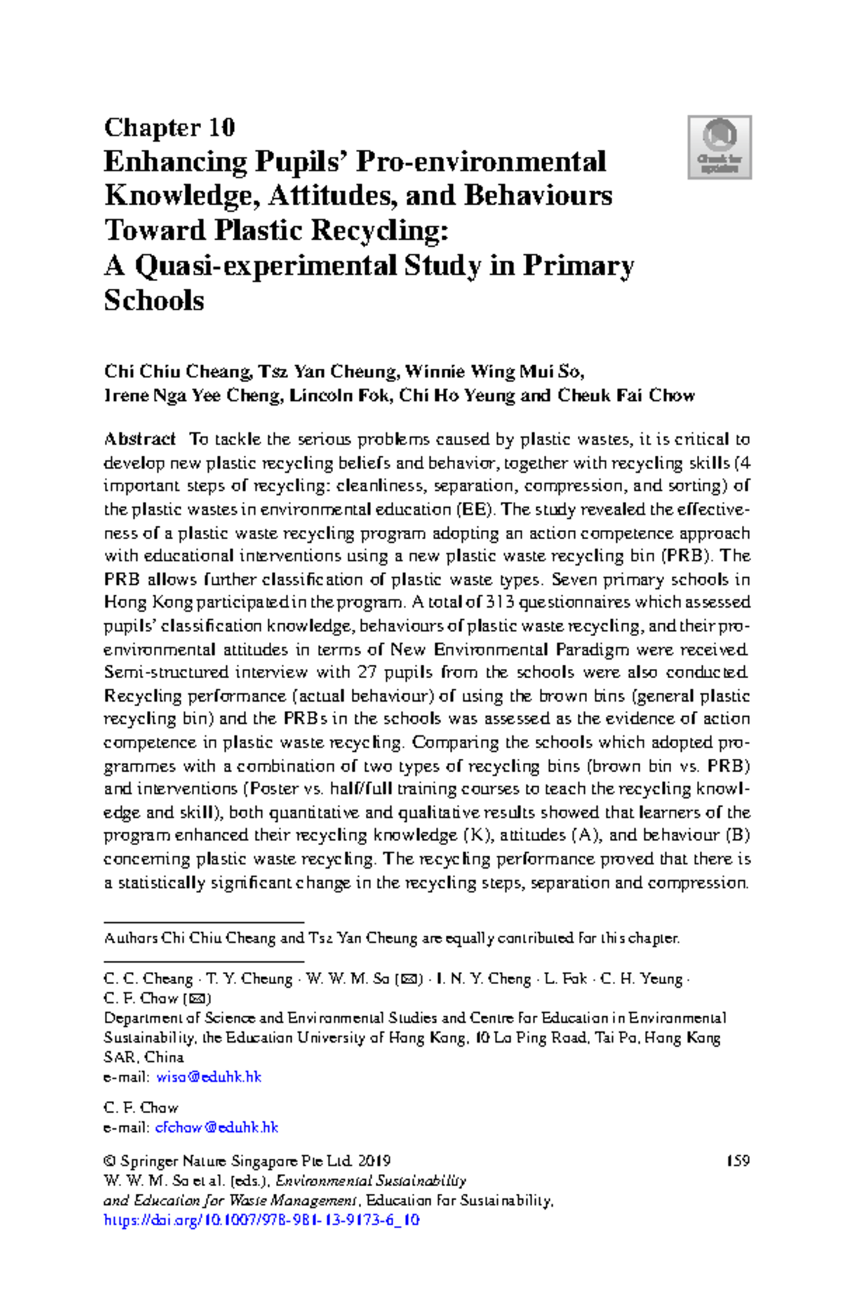 Enhancing-Pupils-Pro-environmental - Chapter 10 Enhancing Pupils’ Pro ...