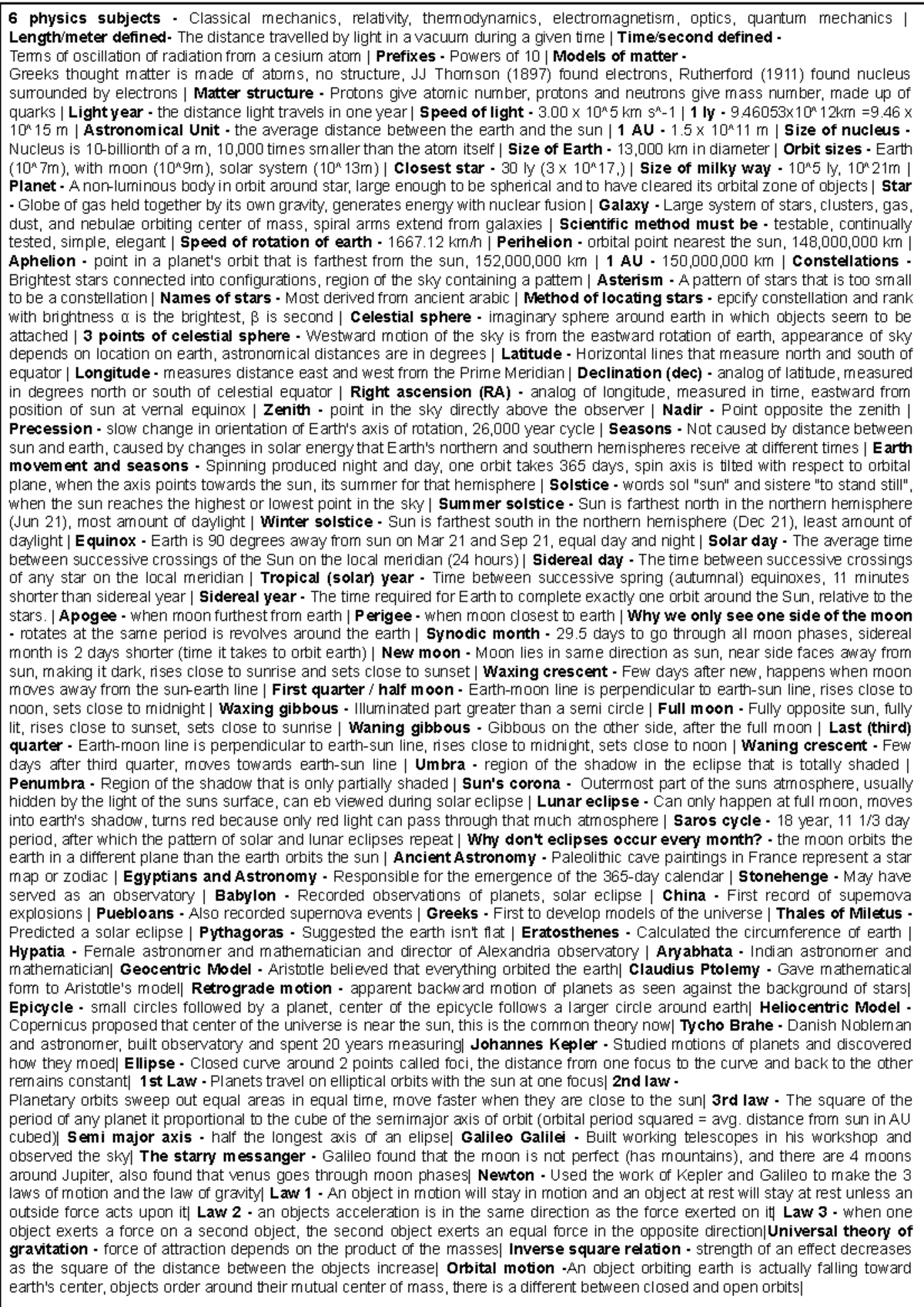 AS101 Cheat Sheet - AS101 - WLU - Studocu