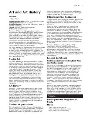 Art History Document - Art History Timeline Art Periods/ Movements ...