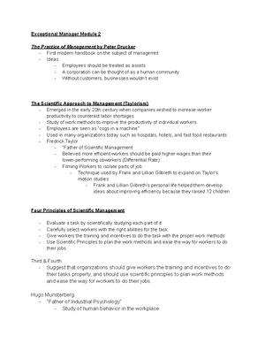 Management Module 3/4 - Management Module 3 Ethics - An organization’s ...